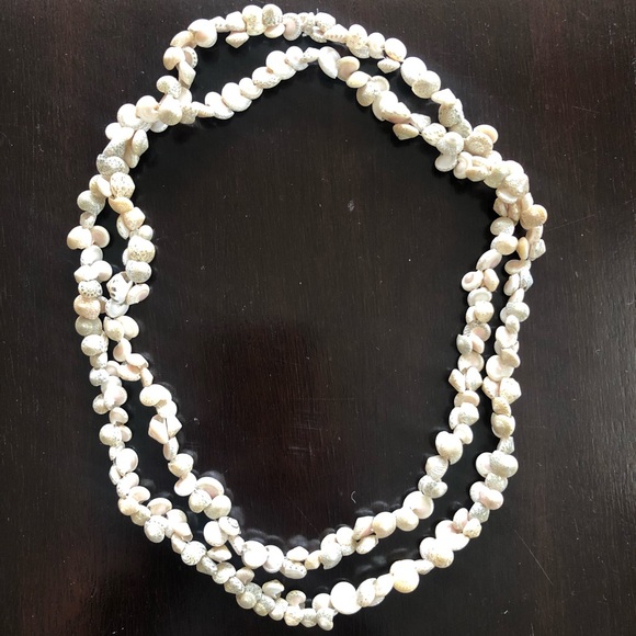 Vintage | Jewelry | Vintage Samoan Shell Long Flapper Necklace | Poshmark